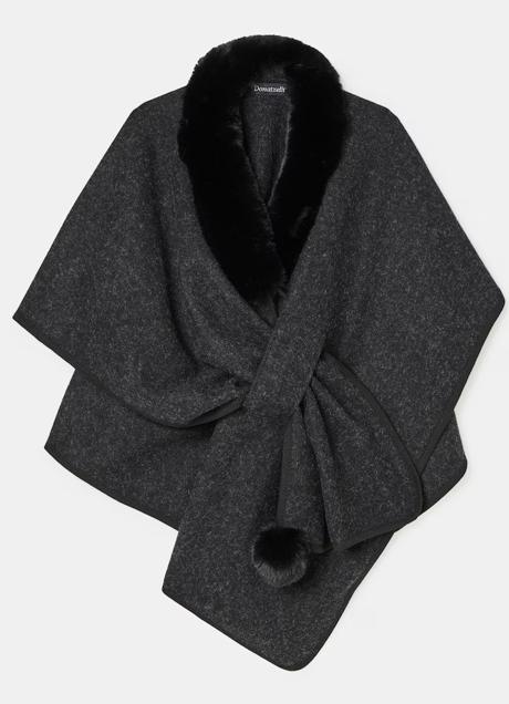 La capa de lana es el abrigo más elegante y estos modelos lo demuestran ...