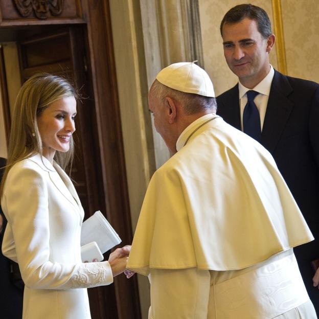 La relación de Letizia con el papa Francisco: así trataba el santo ...